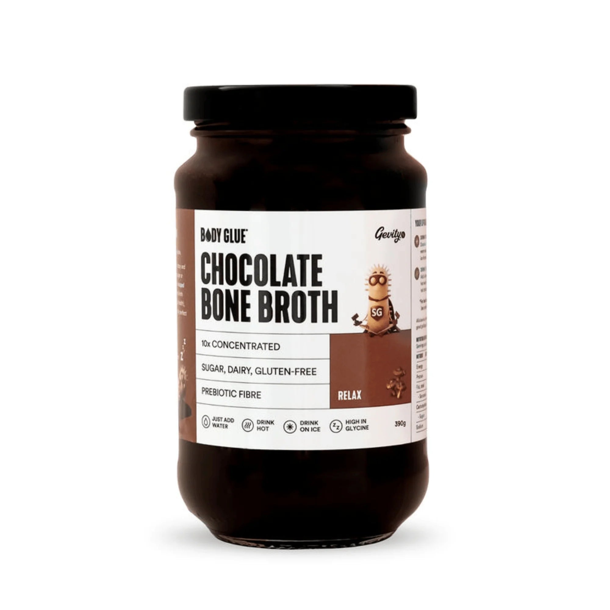 Gevity RX Chocolate Bone Broth Relax 390g – In 2 Health