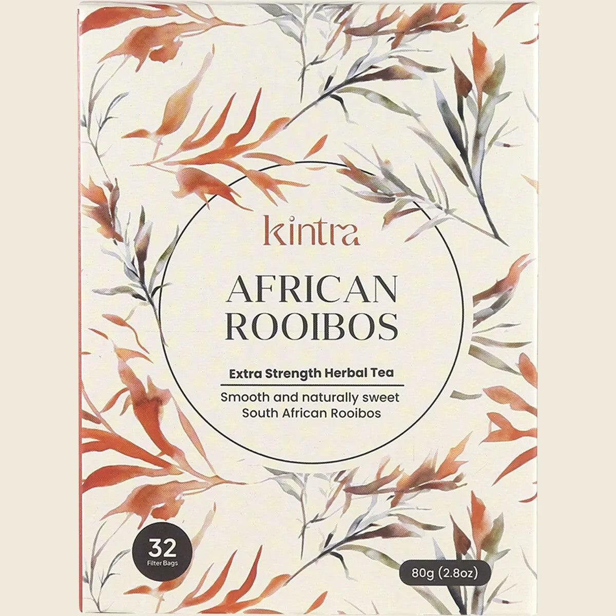 Kintra Foods Rooibos African Tea 32 bags – In 2 Health